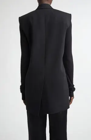 Rick Owens Raw Edge Wool Vest