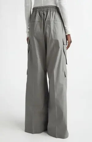 Rick Owens Cargobelas Cotton Cargo Pants - Grey
