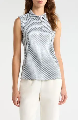 SWANNIES Grace Sleeveless Polo Top