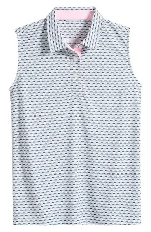 SWANNIES Grace Sleeveless Polo Top