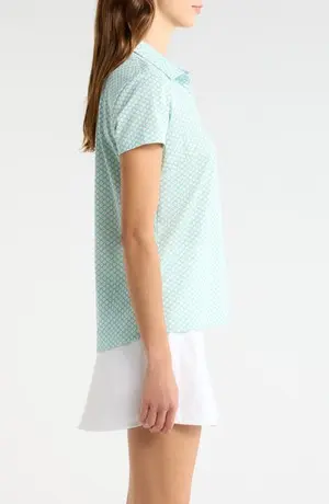 SWANNIES Short Sleeve Performance Golf Polo