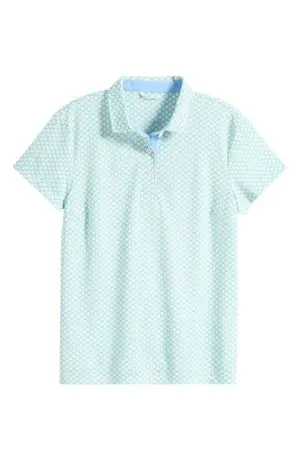 SWANNIES Short Sleeve Performance Golf Polo