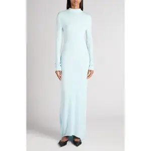 TOM FORD Long Sleeve Fluid Jersey Gown