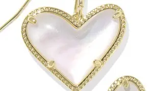 Kendra Scott Ari Heart Drop Earrings