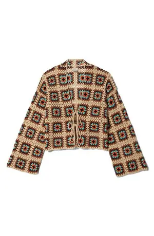 Brixton Patchwork Crochet Cardigan