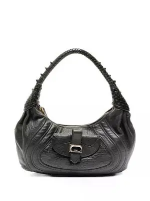 Fendi 2000s Braided-handle Shoulder Bag