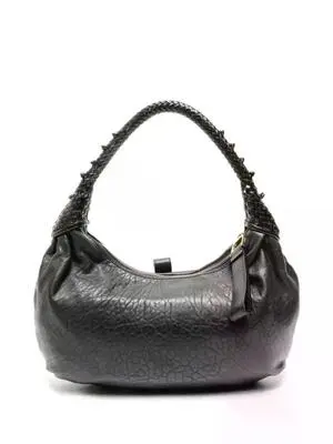 Fendi 2000s Braided-handle Shoulder Bag