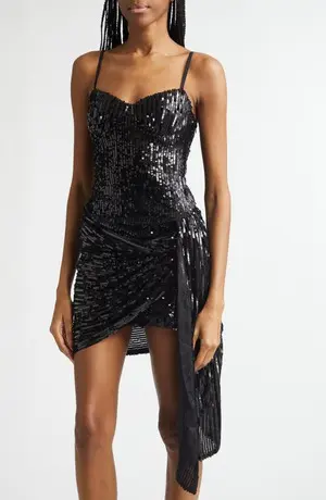 AREA Sequin Minidress