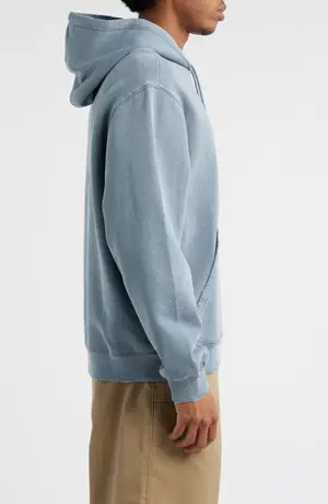 Carhartt Work In Progress Torion Cotton Hoodie - Office Blue (grind Wash)