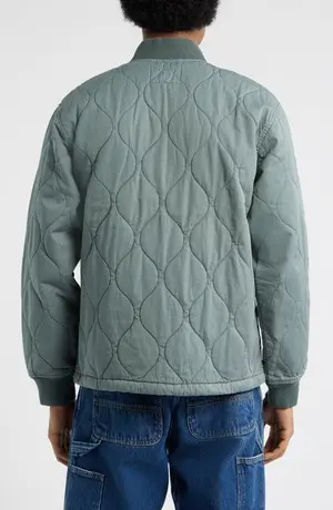 Carhartt Work In Progress Kylan Onion Quilted Liner Coat - Velvet Green