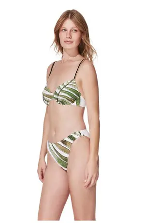 GOTTEX Willow Underwire Bikini Set - White-green
