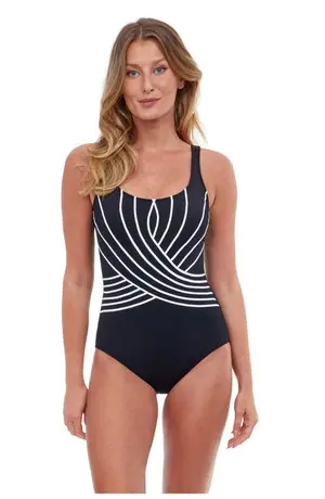 GOTTEX Embrace Surplice One-piece - Black