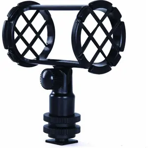 MOVO Smm1 Camera Shoe Shockmount For Shotgun Microphones 19-25mm In Diameter - Black