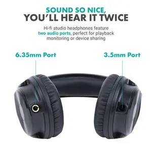 MOVO Mh-100 Hi-fi Studio Headphones With Microphone