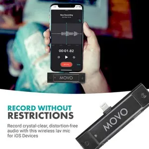 MOVO Edge-di Wireless Lavalier For Iphone