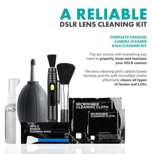 MOVO Deluxe Essentials Camera Sensor Cleaning Kit For Dslr Cameras