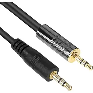 MOVO 3.5mm Male Line-in To Microphone Attenuator Cable - Black