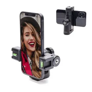MOVO P-3 Rotating Smartphone Tripod Mount With Vertical And Horizonal Positions - Black