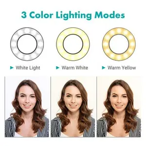 MOVO Selfie Ring Light Stand Complete Mobile Studio
