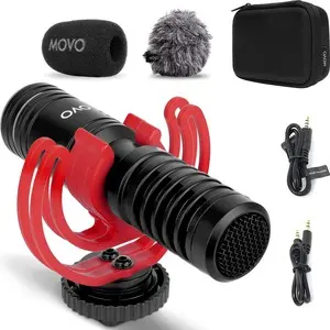 MOVO Vxr10-pro Supercardioid Shotgun Microphone For Cameras And Smartphones - Black