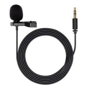 MOVO Dom1 Lavalier Omnidirectional Condenser Microphone For Dji Osmo Handheld 4k Camera - Black