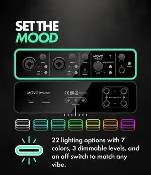 MOVO Phantom Dual Channel Usb/usb-c Audio Interface