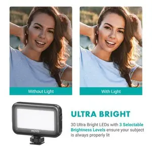 MOVO Uvlogger Vlogging Kit For Iphone 15 And Up With Light, Mic, Phone Mount