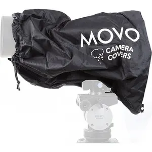 MOVO Rain Cover Protector For Dslr Cameras And Lenses - Black