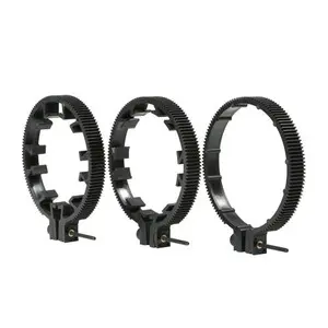 MOVO Adjustable 3-piece Follow Focus Ring Gear Set - Black