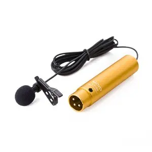 MOVO Lv-6 Omnidirectional Xlr Lavalier Micphantom Powered - Black
