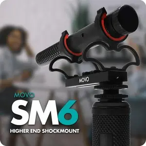 MOVO Shotgun Microphone Shockmount