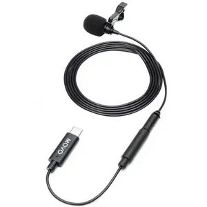 MOVO Dm1p Omnidirectional Lavalier Microphone Compatible With The Dji Osmo Pocketlapel Mic - Black