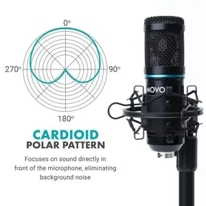 MOVO Iphone 15/16 Usb-c Podcast Equipment Bundle Compatible With Iphone 15/16