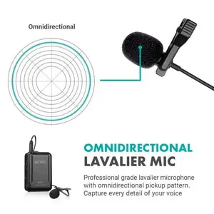 MOVO Wireless Usb-c Microphone System For Android And Iphone 15 And Up