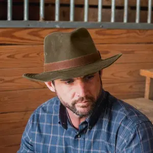 KANUT SPORTS Delano Waxed Cotton Hat - Hunter