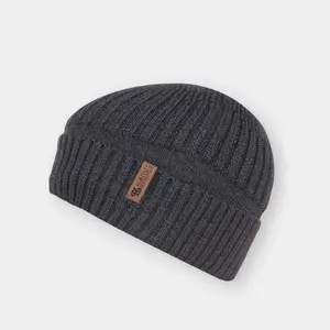 KANUT SPORTS Brazos Ribbed Beanie - Dark Grey