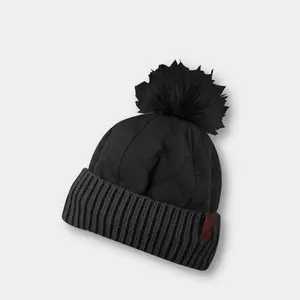KANUT SPORTS Collie Quilted Puffy Beanie - Black