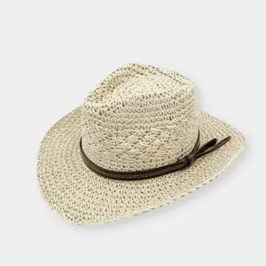 KANUT SPORTS Lakota Western Straw Cowboy Hat - Papyrus