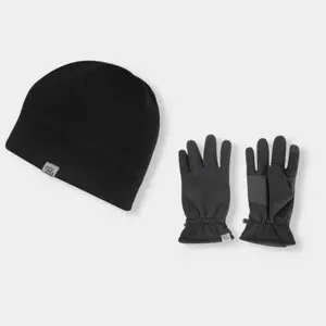 KANUT SPORTS Gila Beanie And Glove Combo - Black