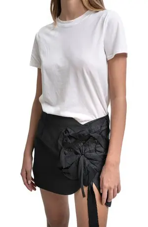 MOTHER OF ALL Flora Mini Skirt - Black