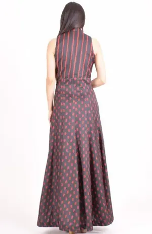 RAAS Meher Slit Button Up Maxi Dress