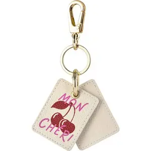POSH TECH Mirrored Bag Charm For Airtag - White