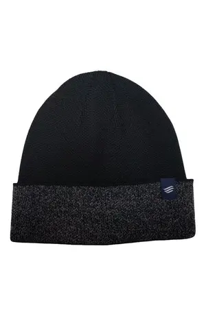 United By Blue Essential Merino Marled Beanie - Black