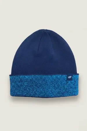 United By Blue Essential Merino Marled Beanie - Midnight Navy