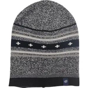 United By Blue Merino Wool Fair Isle Beanie - Black