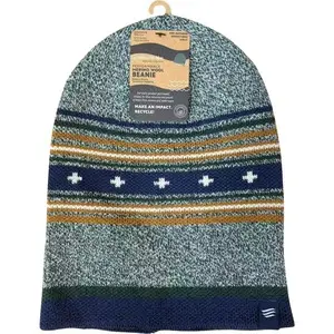 United By Blue Merino Wool Fair Isle Beanie - Teal