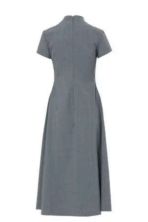 GIZIA Midi Flared Dress With Zipper