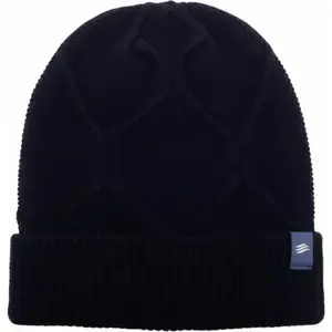 United By Blue Diamond Cable Knit Beanie - Navy