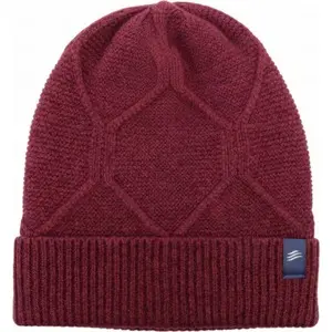 United By Blue Diamond Cable Knit Beanie - Wine