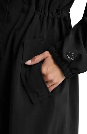 Beyond Yoga En Route Long Hooded Jacket